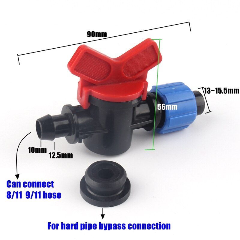 2 stk / mye blå 16mm drypp teip ventil vanning sys... – Grandado