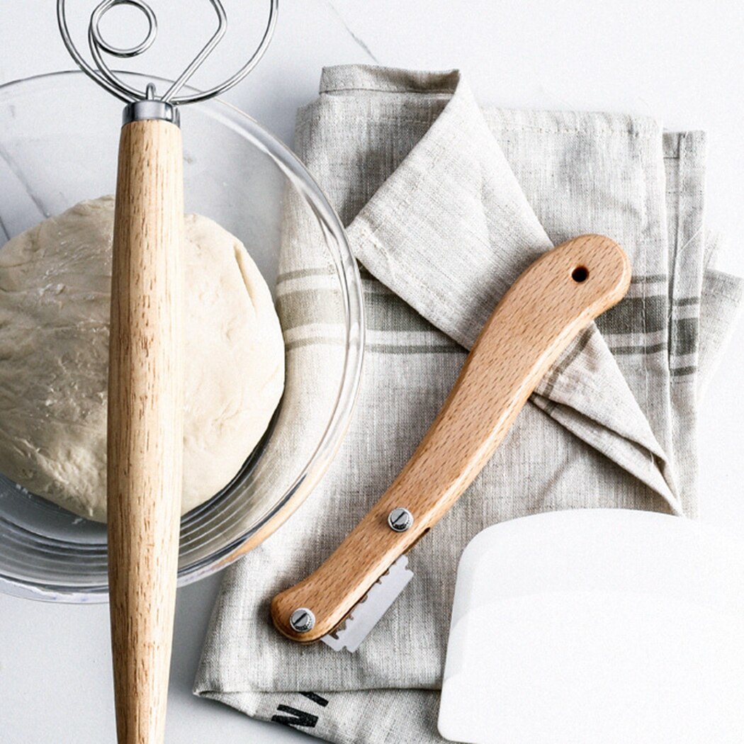 Stainless Steel Bread Slashing Tool Dough Whisk Do... – Vicedeal