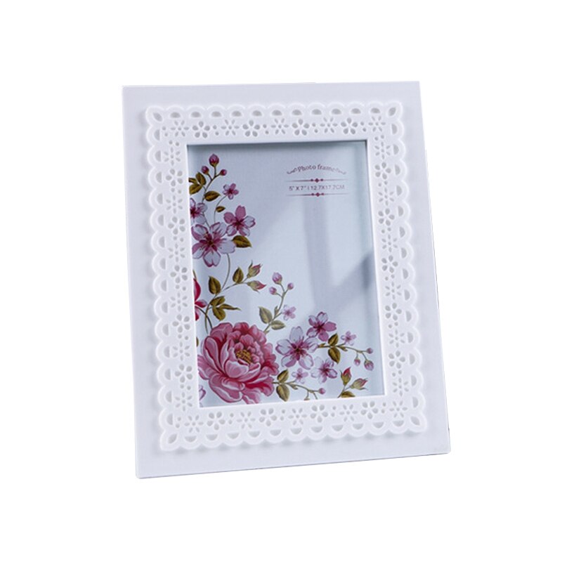 1 Piece PVC Photo Frame White Color Desktop Pictur... – Grandado