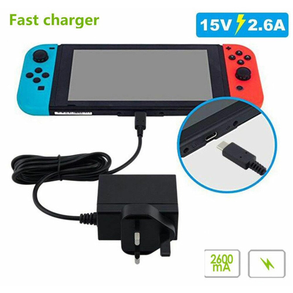 Uk pistoke adapteri laturi nintend switch /ns lite... – Grandado