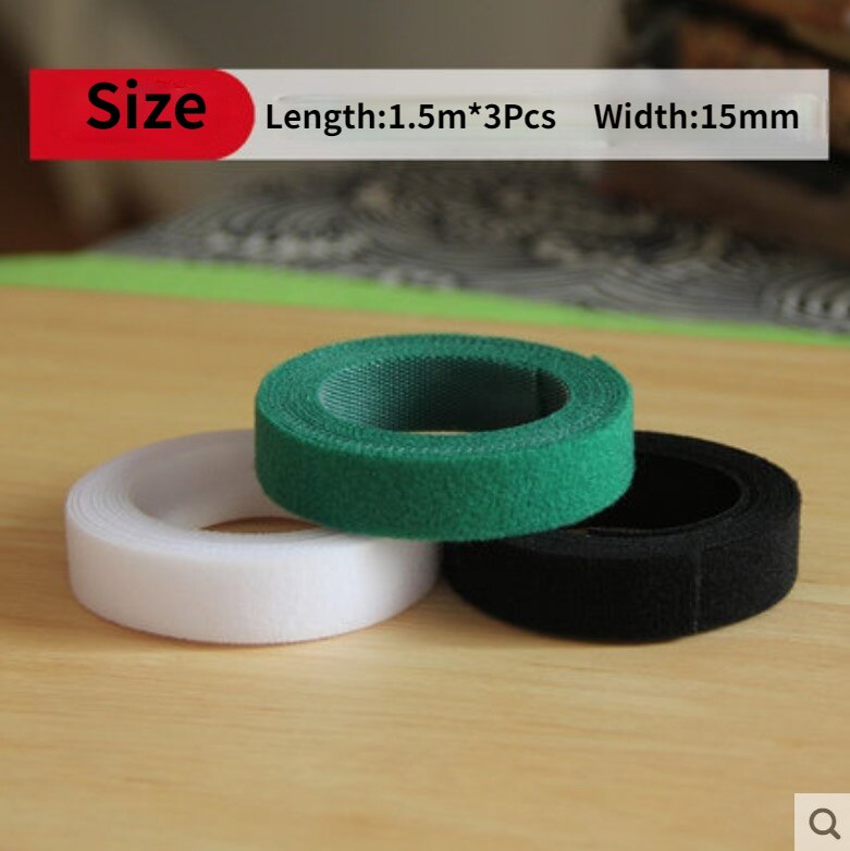 1.5M*15mm Self Adhesive Fastener Tape Computer Cha... – Grandado