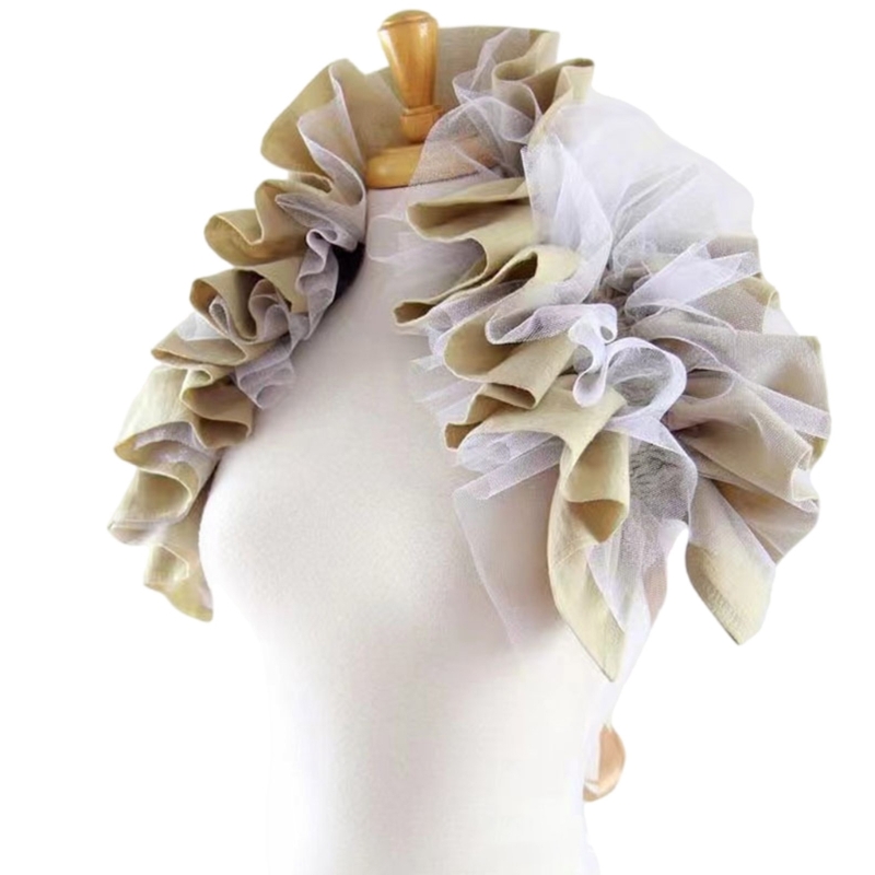 Vintage Victorian Ruffled Shrug Shawl Boleros Fals... – Grandado