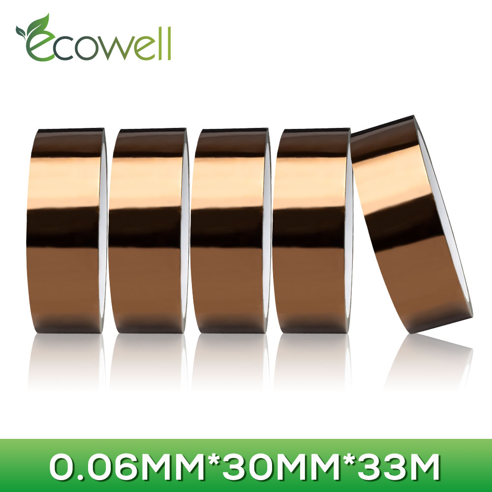 Ecowell 5pcs Width 6/10/20/25/30mm Kapton tpae Kap... – Grandado