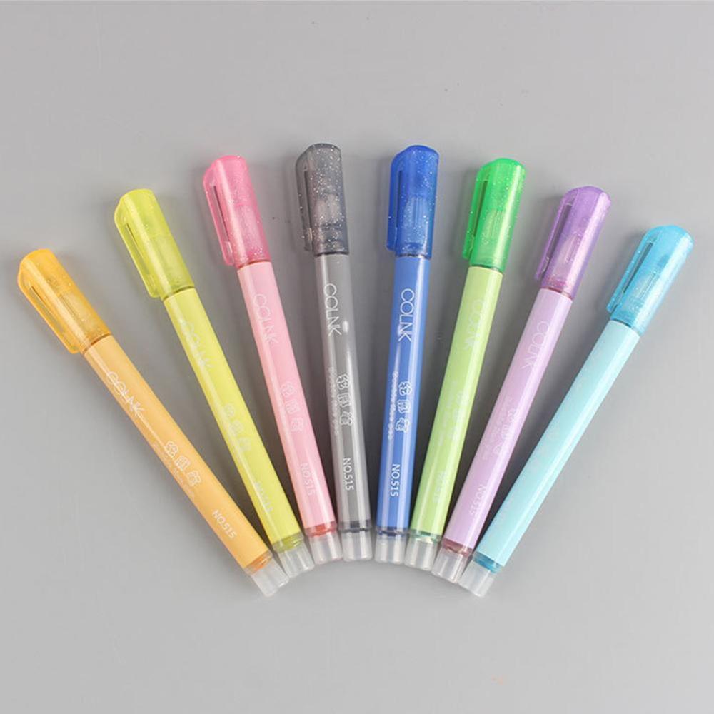 8 farbe Doppel Linie Stift Textmarker Stift Leucht... – Grandado