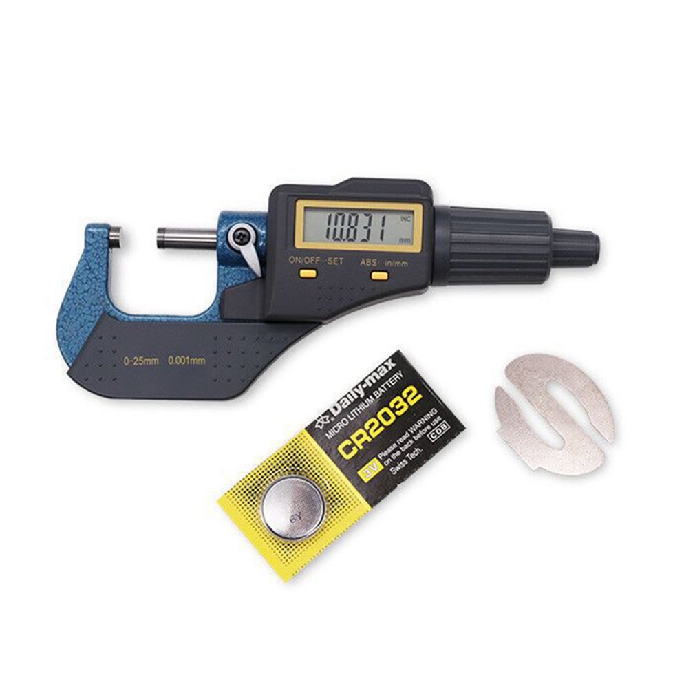 Electronic Outside Micrometer 0-25mm/0.001mm LCD D... – Vicedeal
