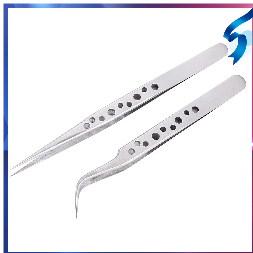 Electronics Industrial Tweezers Anti-static Curved... – Vicedeal