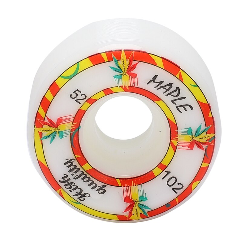 MAPLE 4Pcs/Set Skateboard Wheels 52X32mm PU Skateb... – Vicedeal