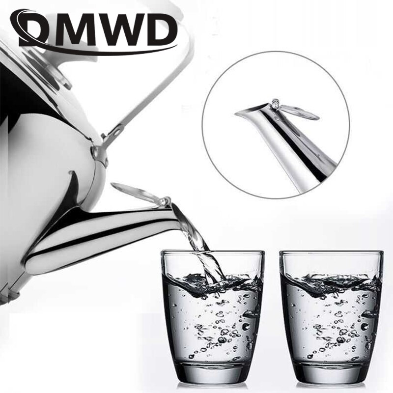 DMWD Long Spout Mouth Electric Kettle 4L Stainless... – Grandado