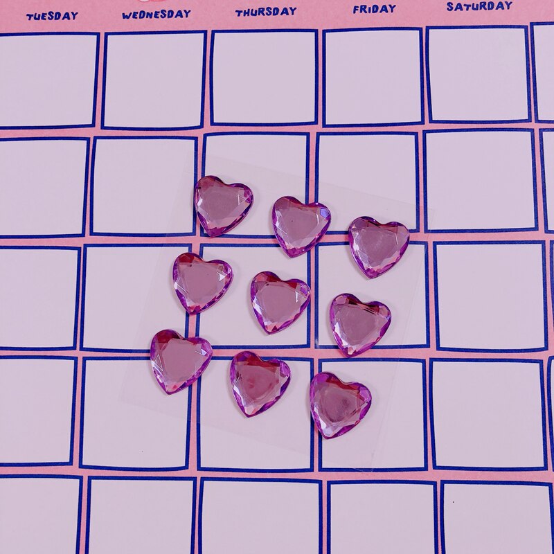 3D Shining LOVE Diamond Stickers Three-dimensional... – Grandado