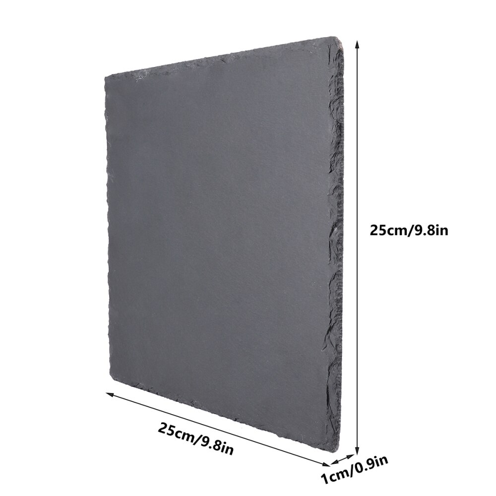 1Pc Slate Plate Novel Safe Banquet Plate Slabstone... – Grandado
