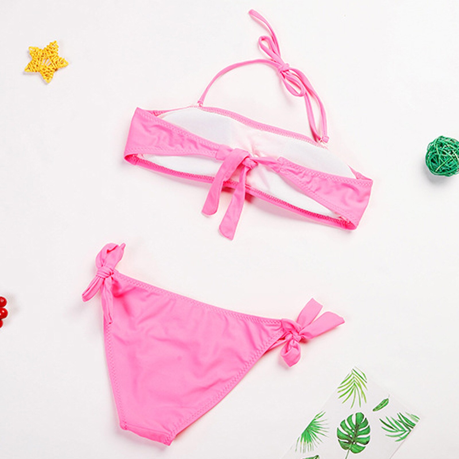 Summer Swimwear Infant Kid Girls Solid Paillette B... – Grandado