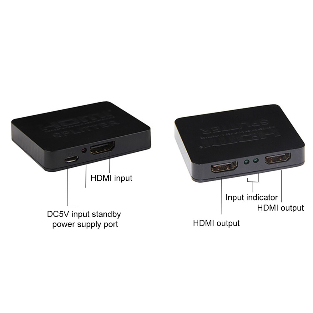 Ultra HD Splitter 1 in 2 aus 1080p HDCP Stripper 3D Splitter Energie ...