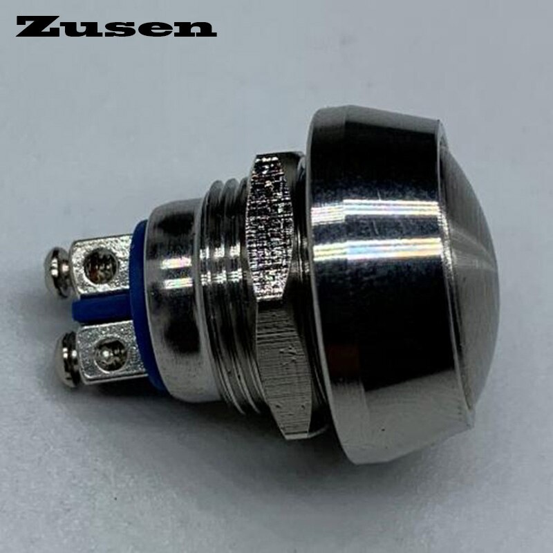 Zusen 12mm (ZS12B-10/S) stainless steel push butto... – Grandado