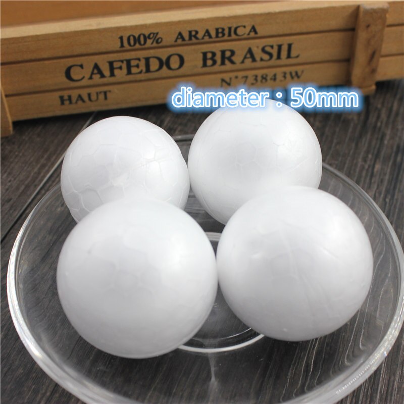 9 slags polystyren styrofoam skumkugle i forskellige størrelser hvide håndværkskugler til diy ...