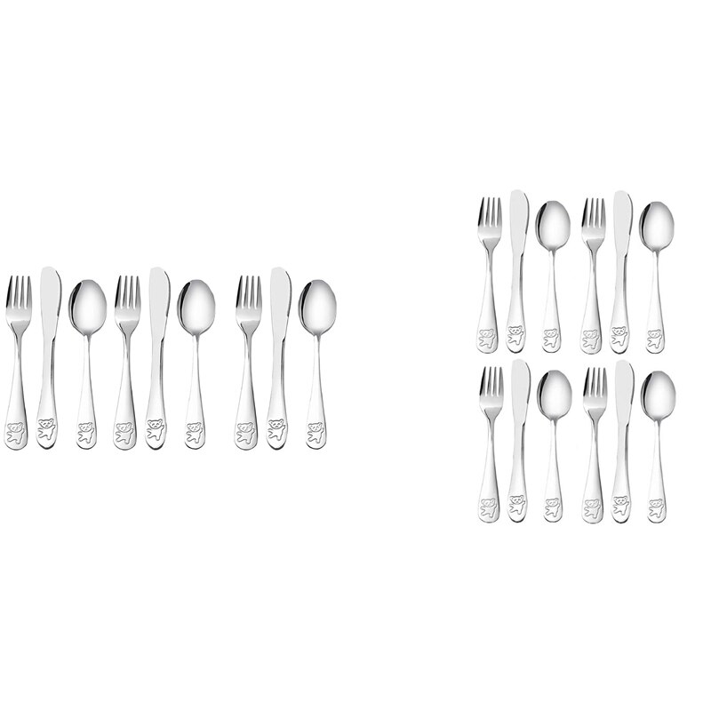 Kids Silverware Set Children's Safe Stainless ... – Grandado