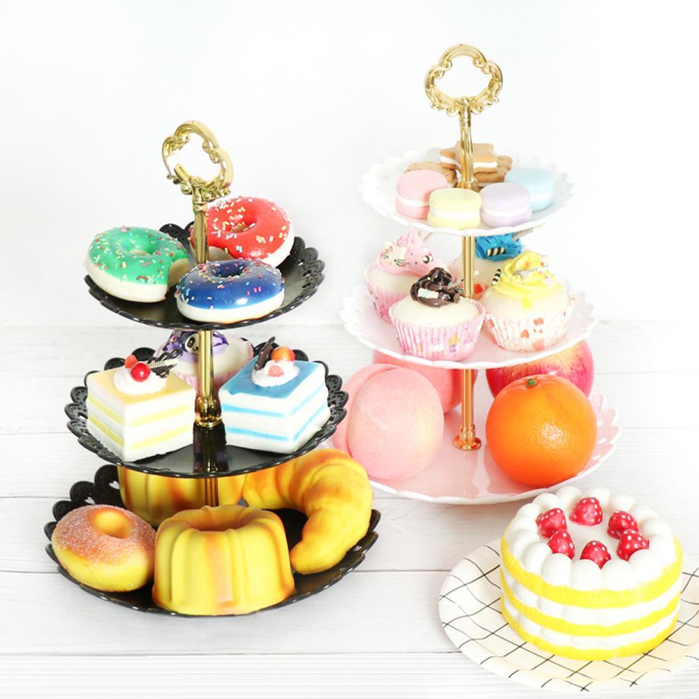 31cm 3-Tier Stand Three-layer Fruit Plate Cake Sta... – Grandado