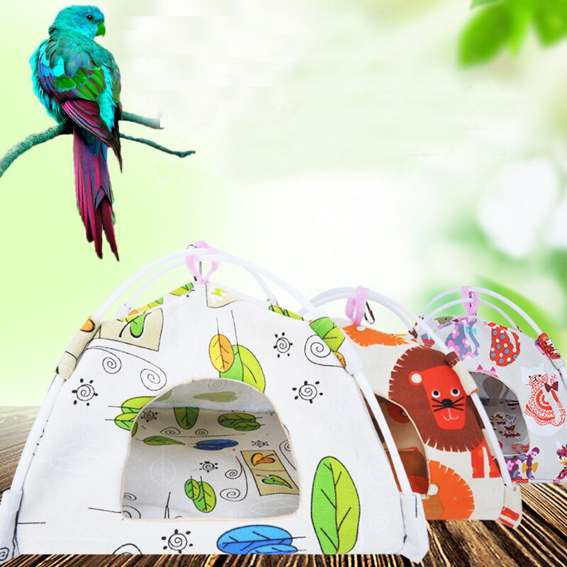 Sqinans Soft Canvas Bird Parrot Cage Nest Warm Pet... – Vicedeal