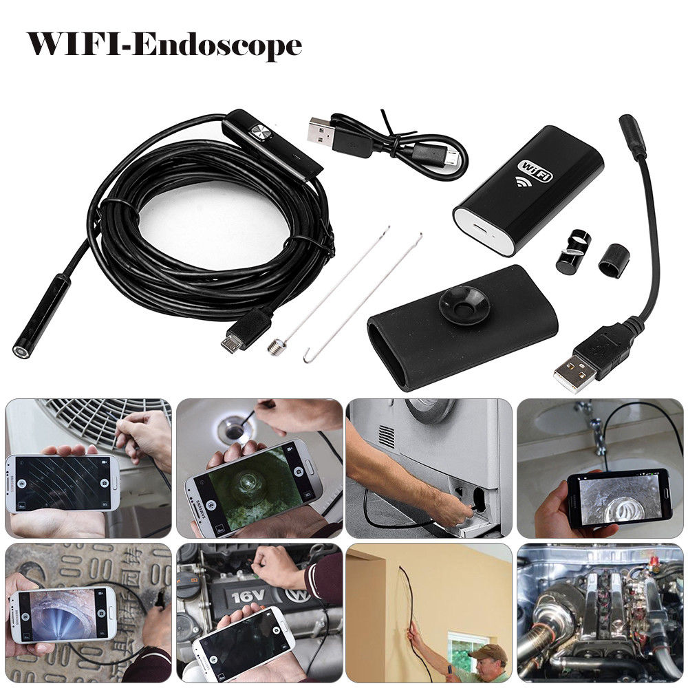 8MM WiFi Endoscoop Inspectie Camera Waterdicht voo... – Vicedeal