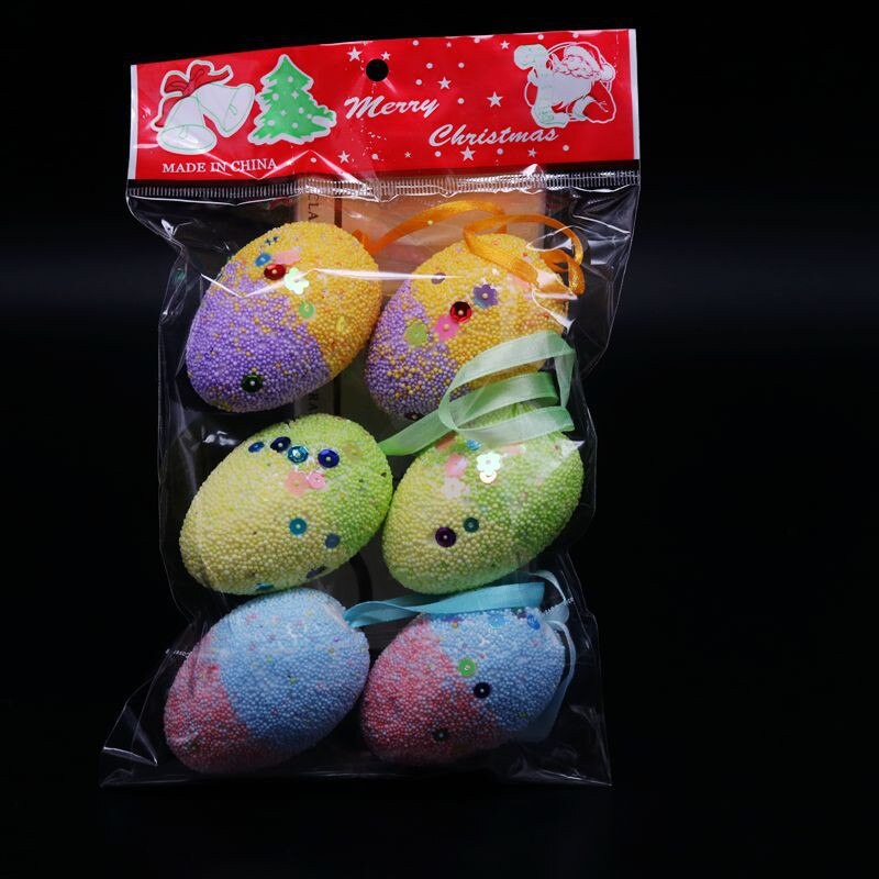 30Pcs Easter Bubble Easter Egg Craft Foam Egg Cart... – Grandado