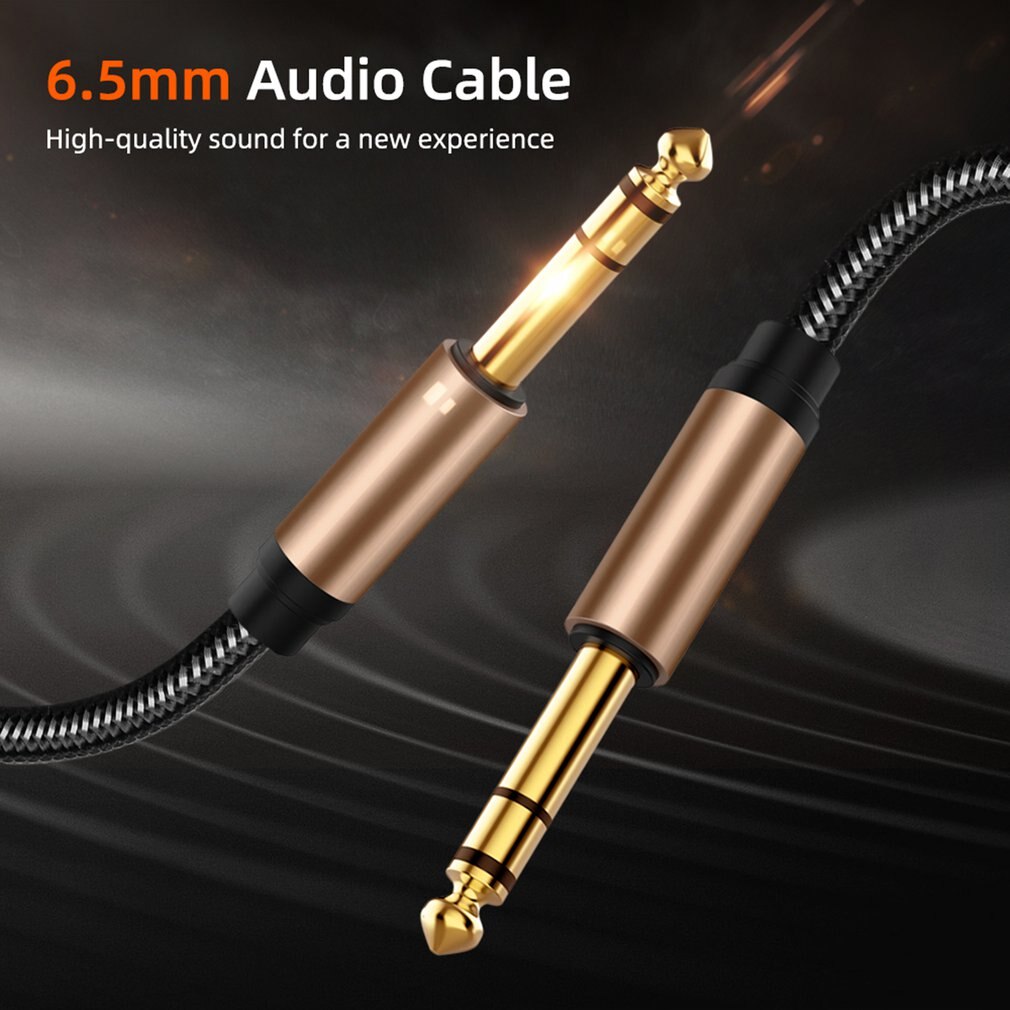 6.5mm Jack Audio Cable Nylon Braided 6.35 Jack Mal... – Grandado