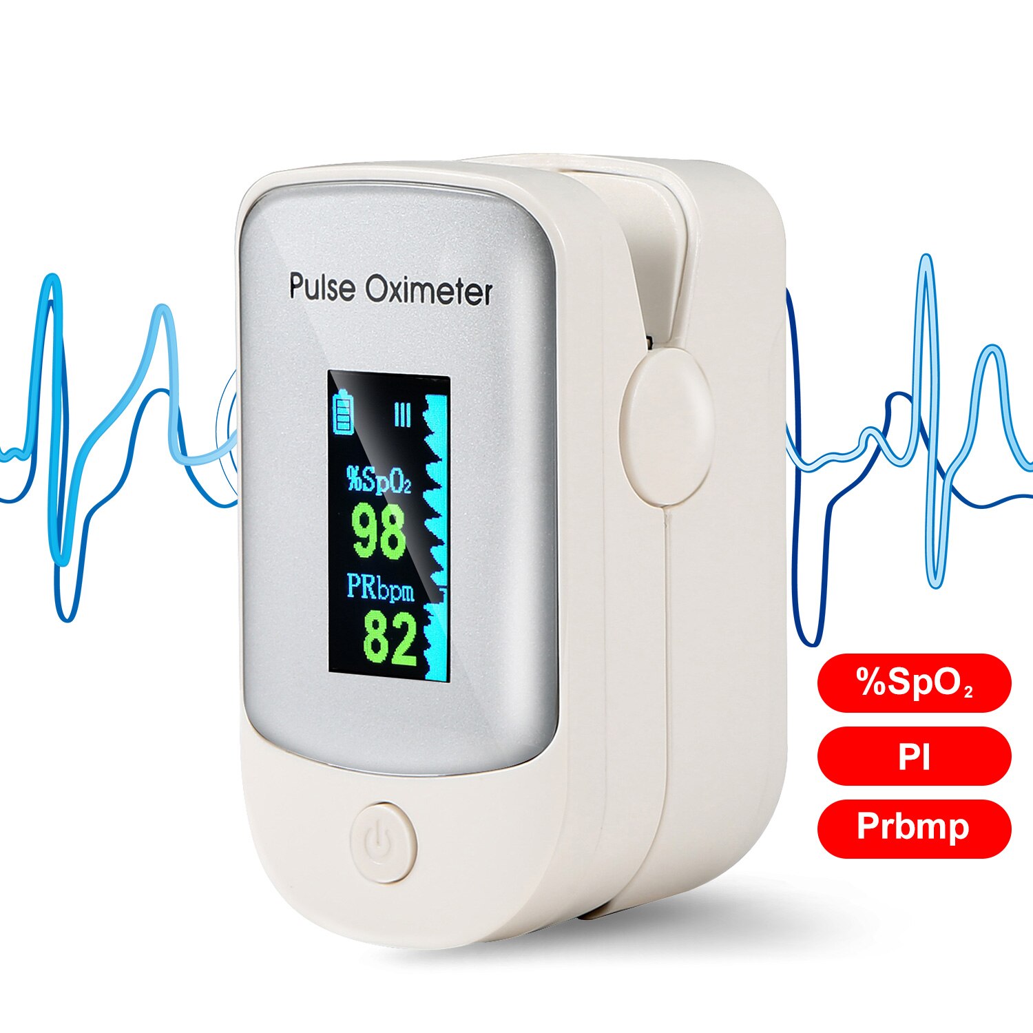 Portable Blood Oxygen Monitor Oximetro Finger Puls... – Vicedeal