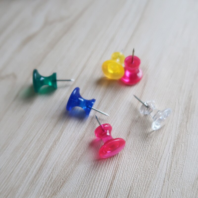 50/100PCS Mini Colored Pushpin Wall Photo Message ... – Grandado