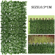 1m/3m Artificial Leaf Hedge Ivy Hedge Garden Fence... – Grandado