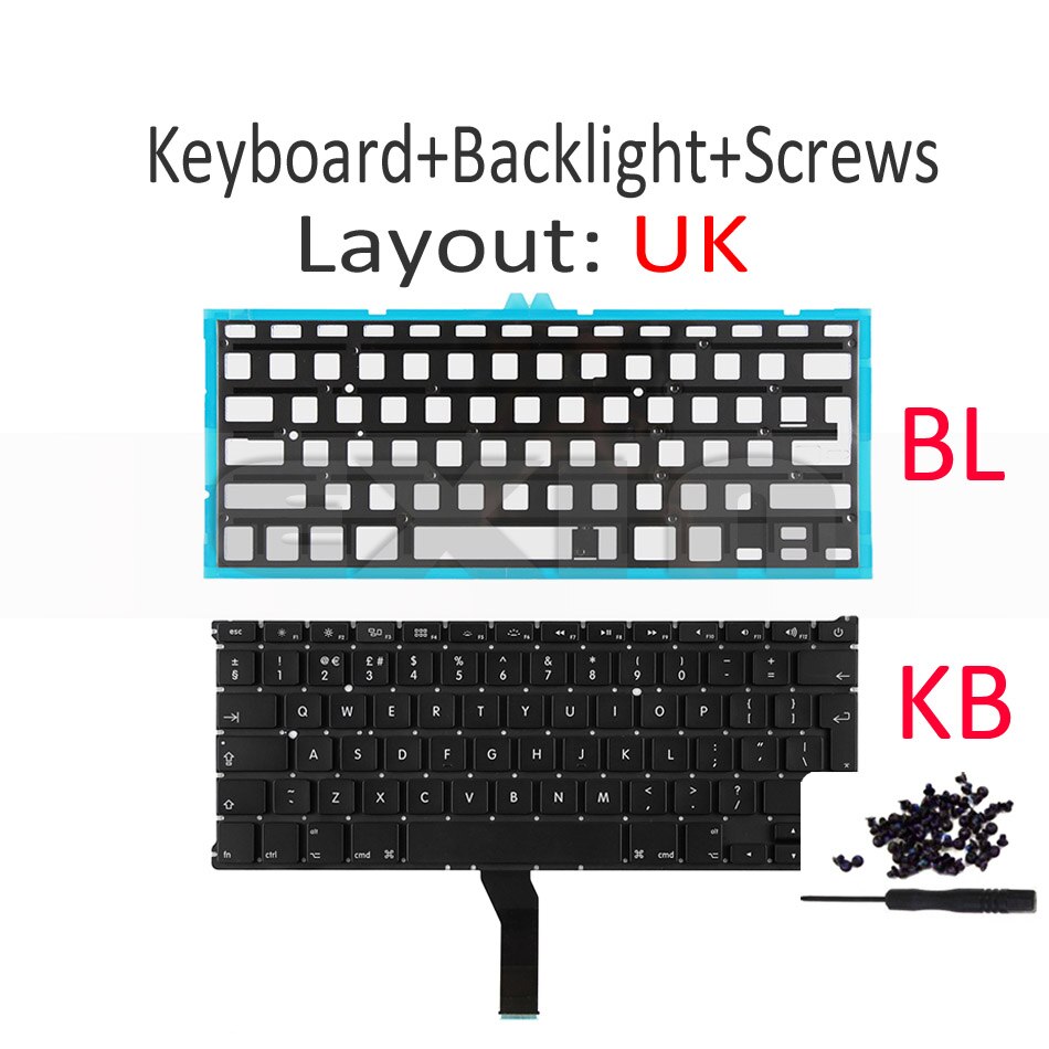 Nieuw voor Apple Macbook Air 13 "A1369 A1466 UK En... – Vicedeal