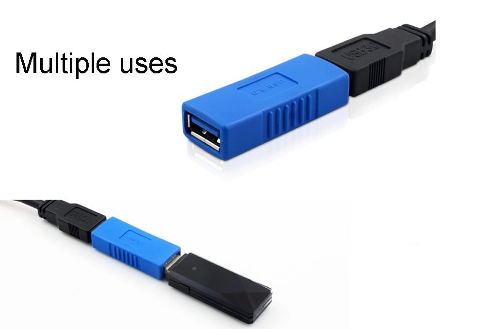 USB 3.0 Type A Female to Female Adapter Coupler Ge... – Grandado