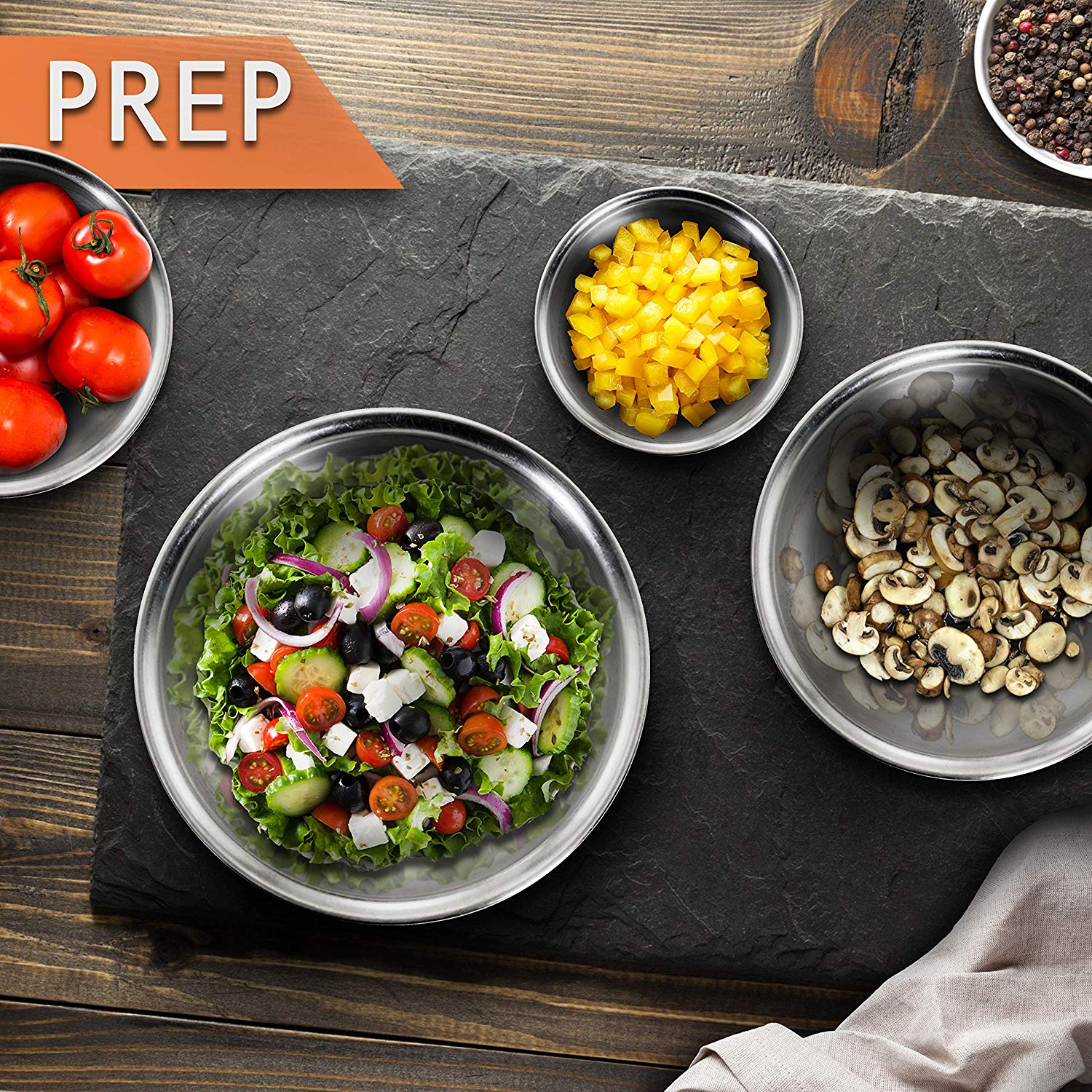 304 Stainless Steel Dinner Plates Kitchen Restaura... – Grandado