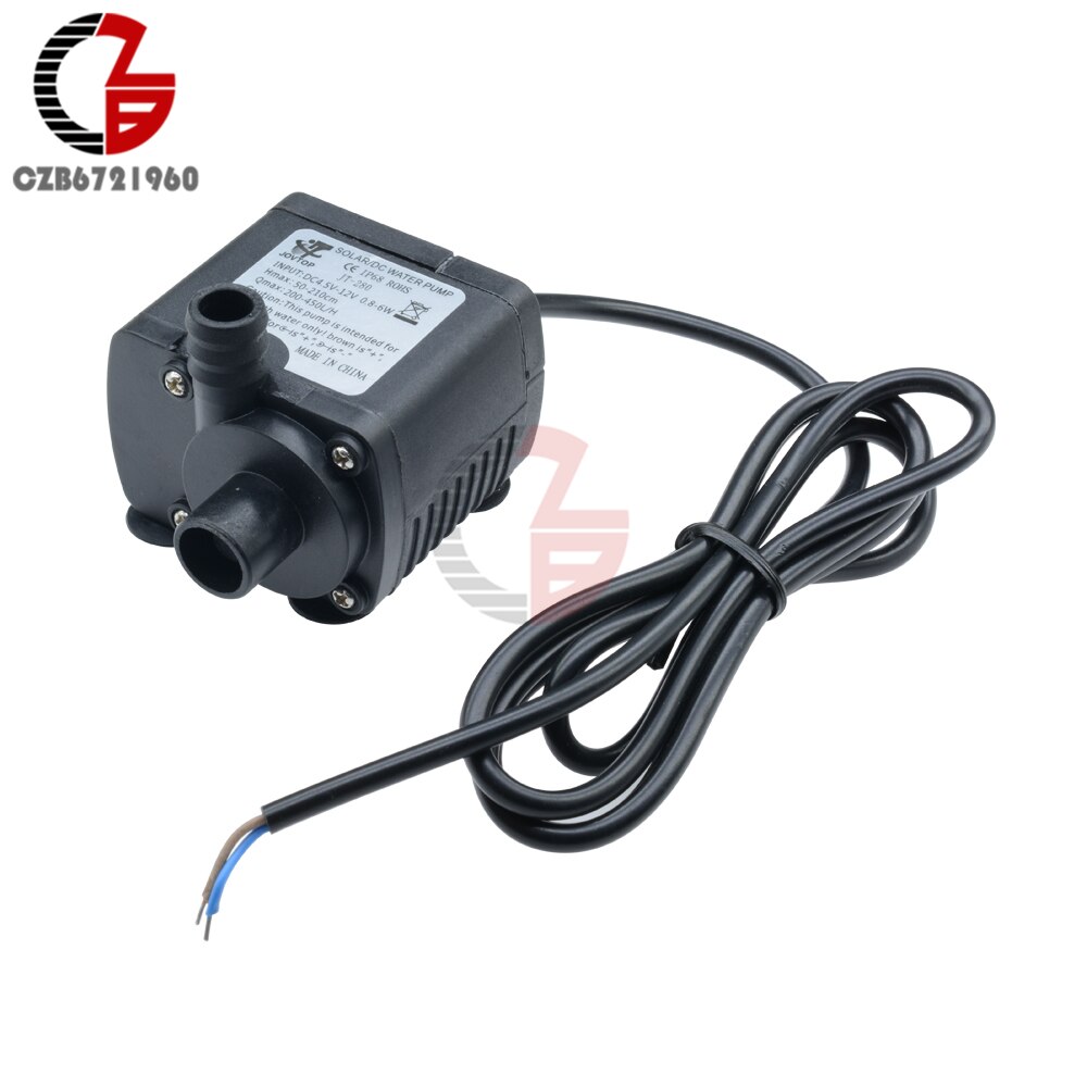 Micro Waterpomp Dc 12V 6W 450L/H Debiet Waterdicht... – Grandado