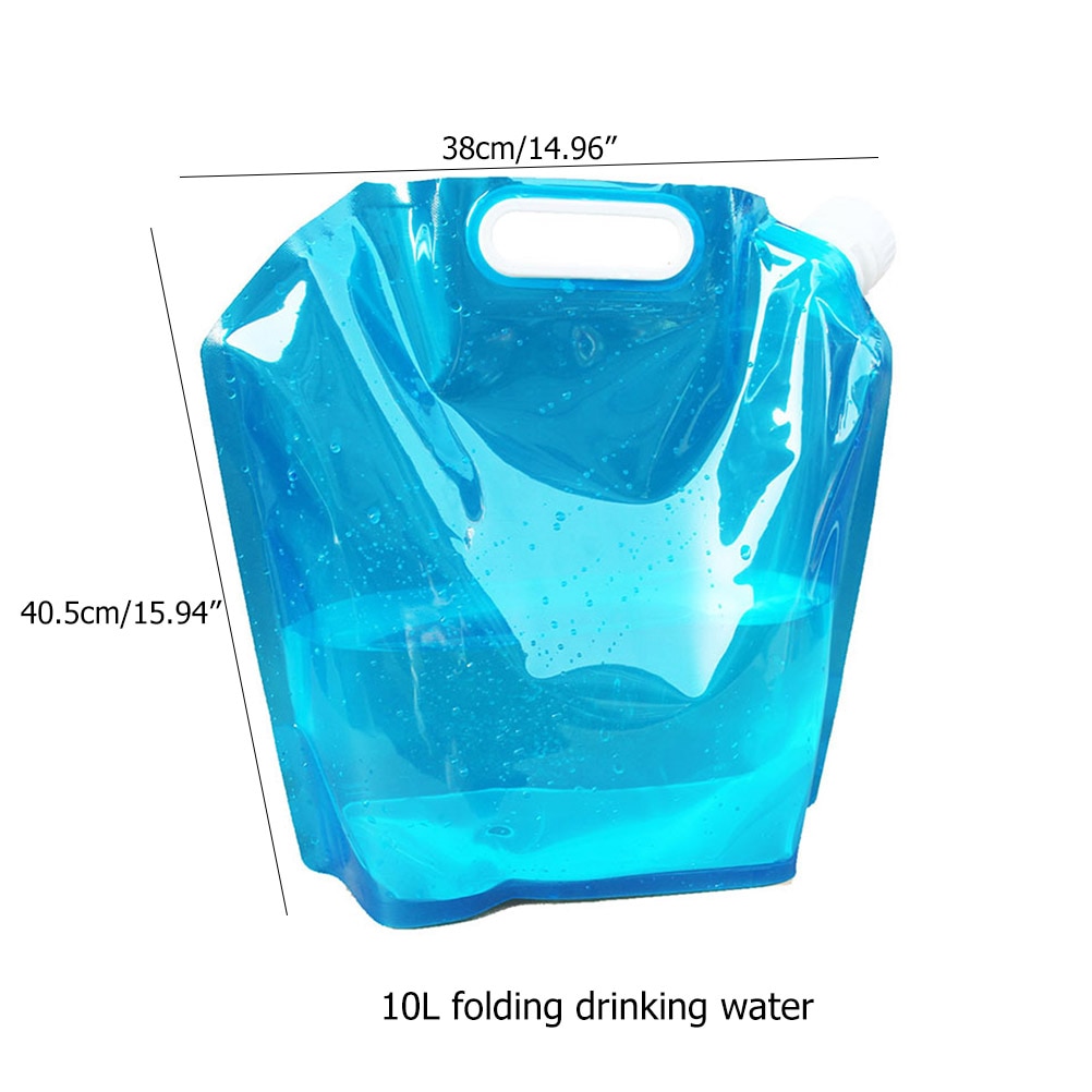 High Capacity Outdoor Water Bag10L Folding Water B... – Grandado