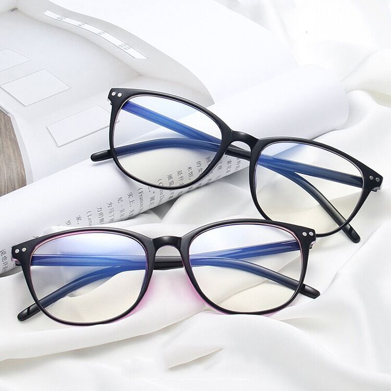 Clear Glasses Frame For Women Men Vintage Round Ey... – Grandado