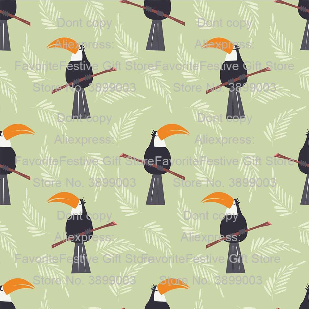 Cartoon Whale Print rayon Cotton baby bib Fabric P... – Grandado