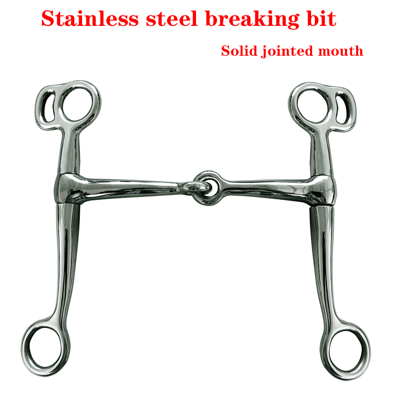 stainless steel horse breaking bit,solid jointed m... – Grandado