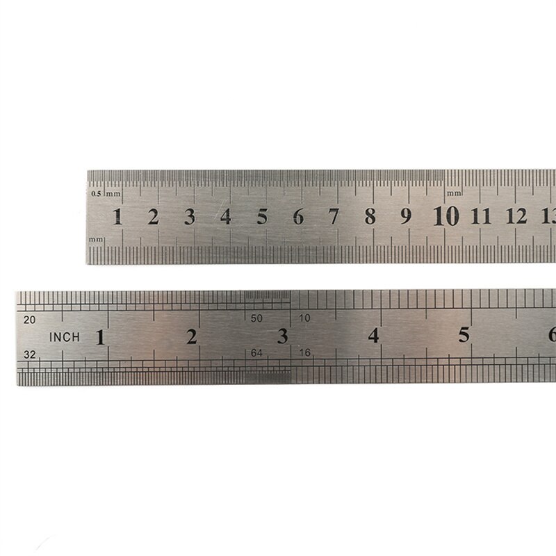 WINTAPE Stainless Steel Straight Ruler Double Side... – Grandado