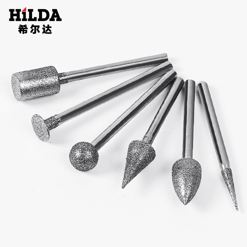 Elektrisk slipehode 3 x 8mm smergel slipehode jade... – Grandado