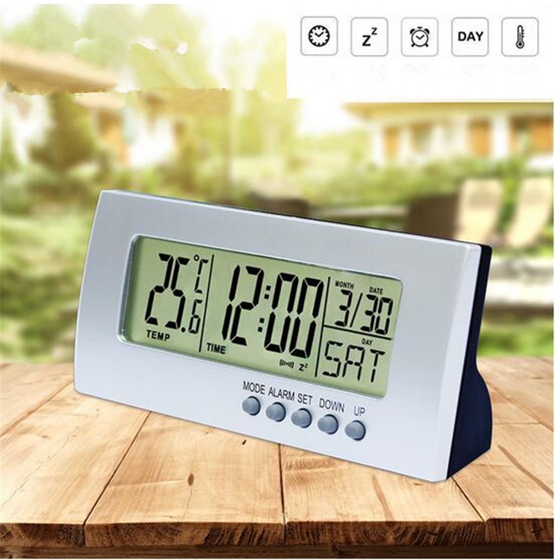 Alarm Clocks Temperature LEd Display Desktop moder... – Grandado