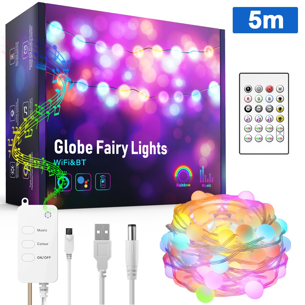 Tuya WiFi Smart Fairy Lights RGB Dancing with Musi... – Grandado