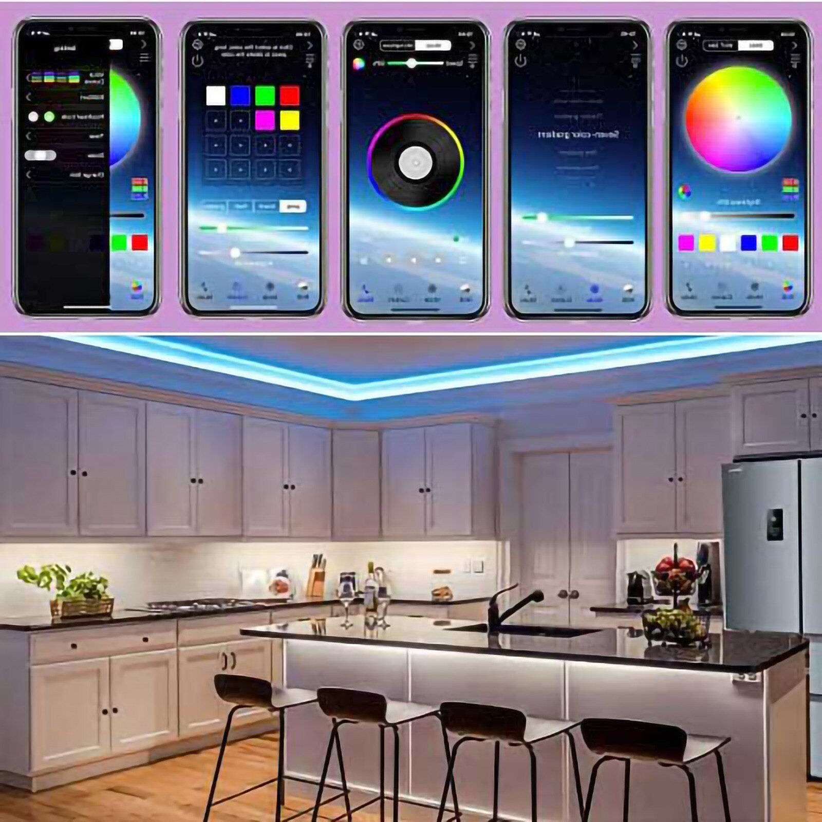 Led Bluetooth Light Belt Set 40-key Bluetooth Ligh... – Grandado