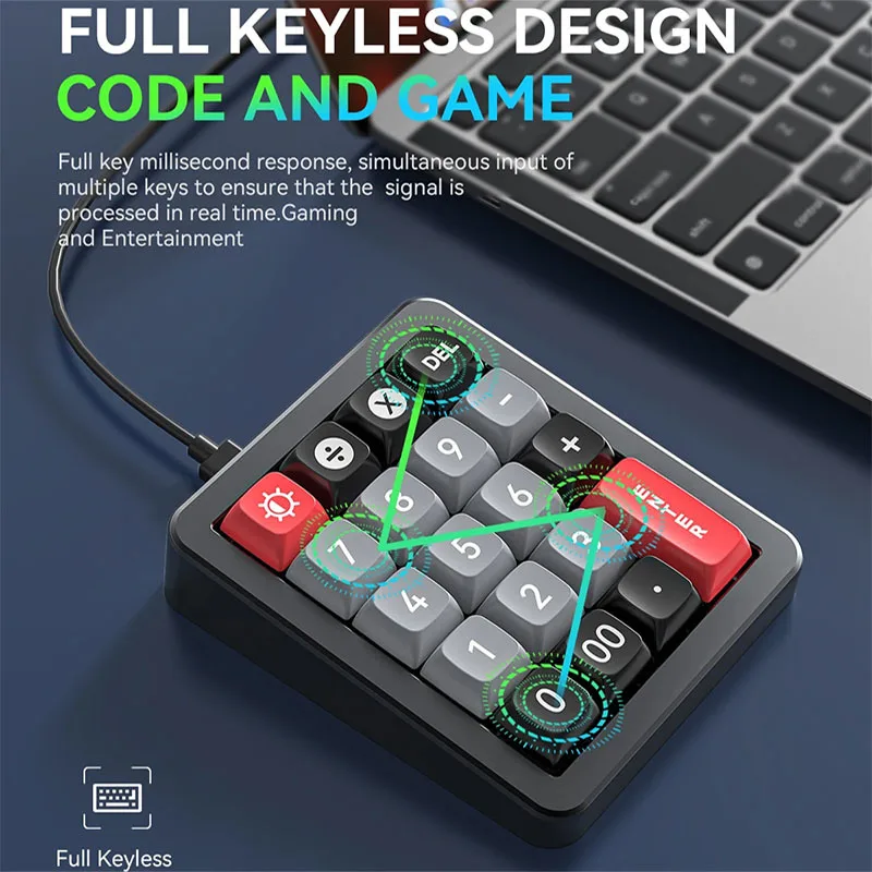 19-key Mini Numpad Portable Aluminum Alloy Wired M... – Grandado