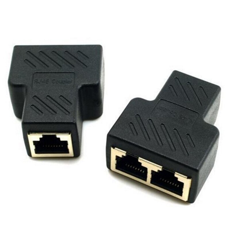 1 To 2 Ways LAN Ethernet Network Cable RJ45 Female... – Vicedeal
