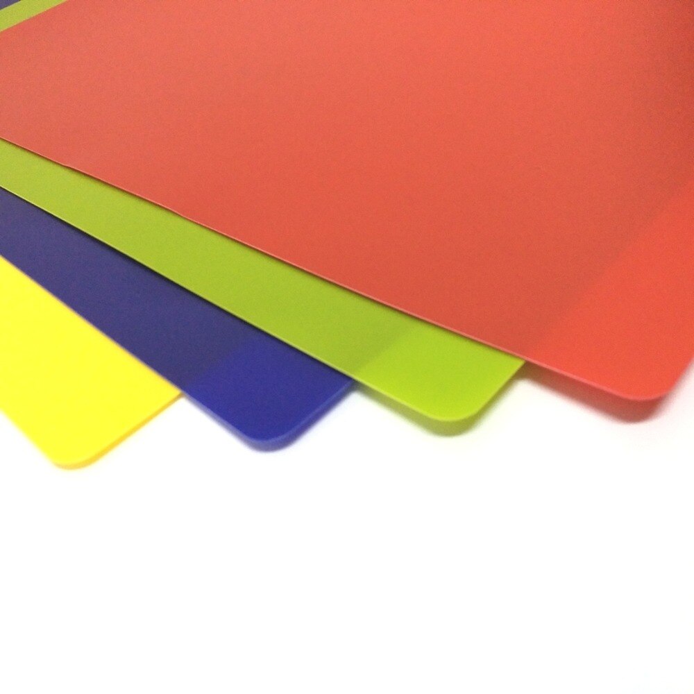 S/4 Color-Coded PP Flexible Cutting Boards 380mm*2... – Grandado