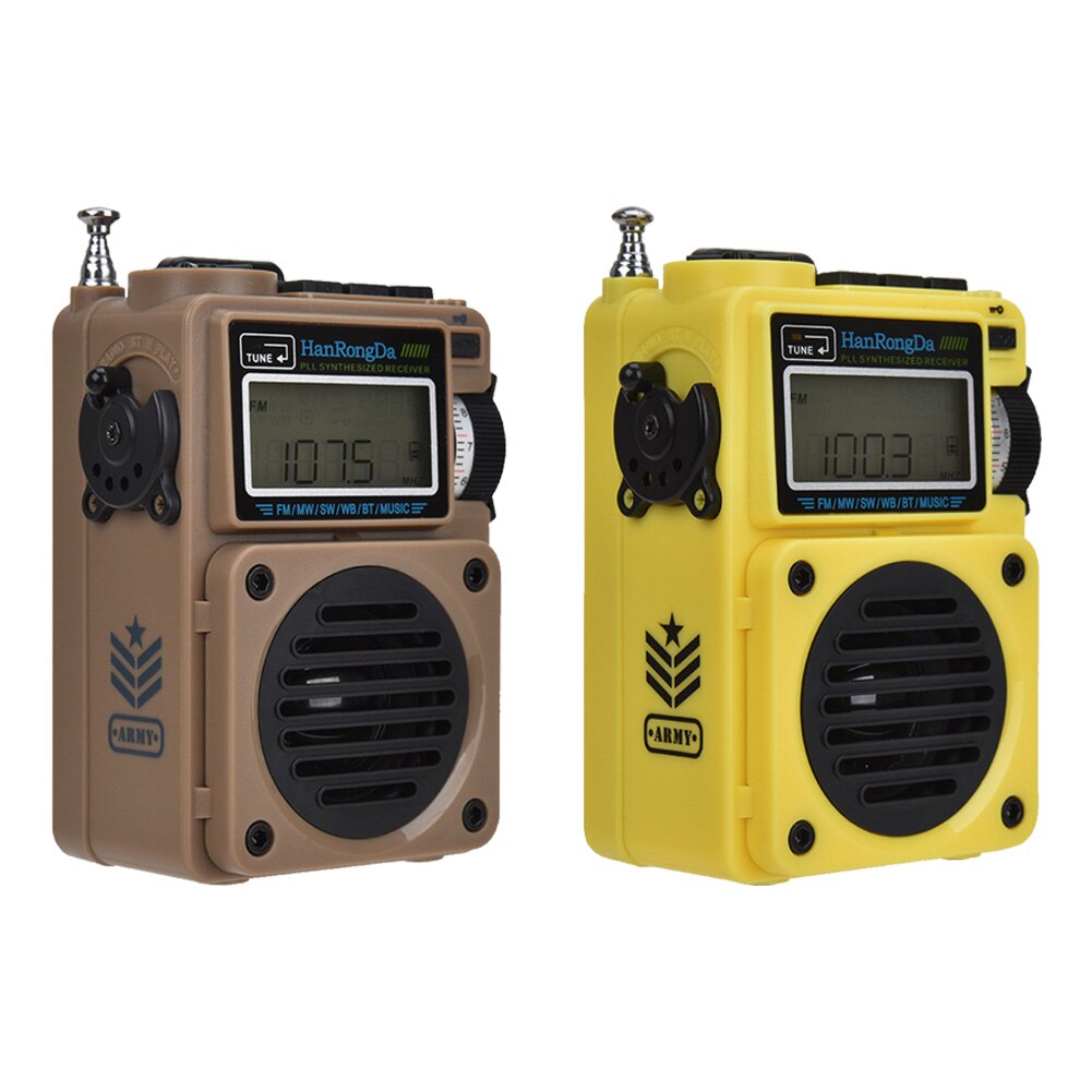 HRD-701 Portable Full Band Digital Radio FM/MW/SW/... – Vicedeal