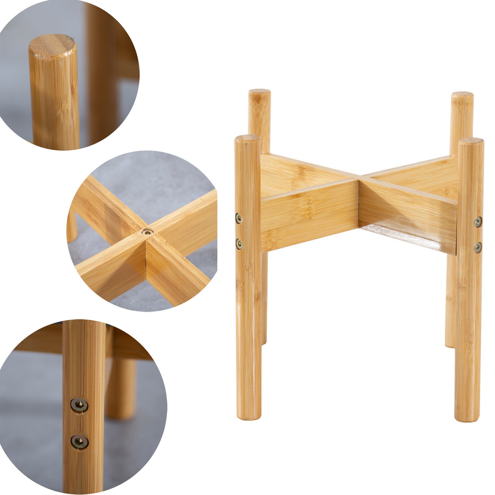 Plant Stand Indoor Plant Display Rack Bamboo Flowe... – Grandado