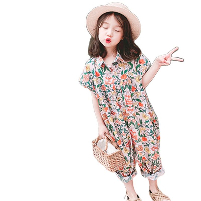 Sodawn Mädchen Overall Sommer Floral Mädchen Overa... – Grandado