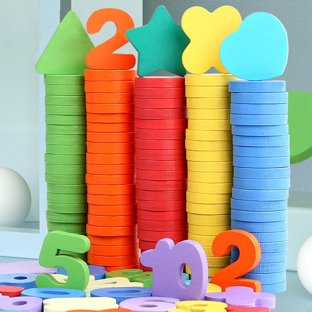 Stacking Toy Math Game Arithmetic Teaching Aids Di... – Grandado