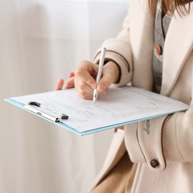 A4 Wood Clipboard Bill Clip Mat Writing Splint Han... – Vicedeal