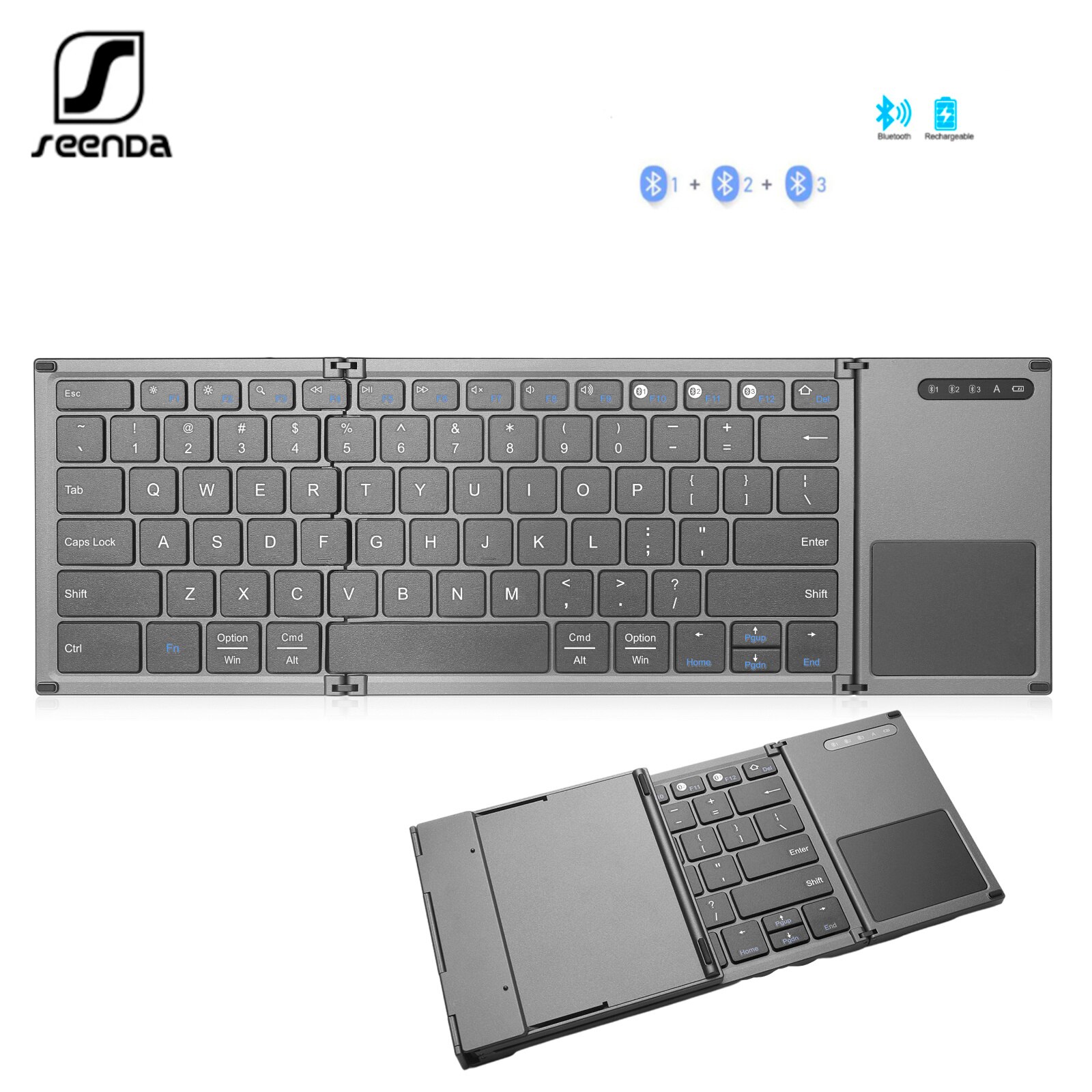 SeenDa Slim Wireless Bluetooth Keyboard for Imac I... – Grandado