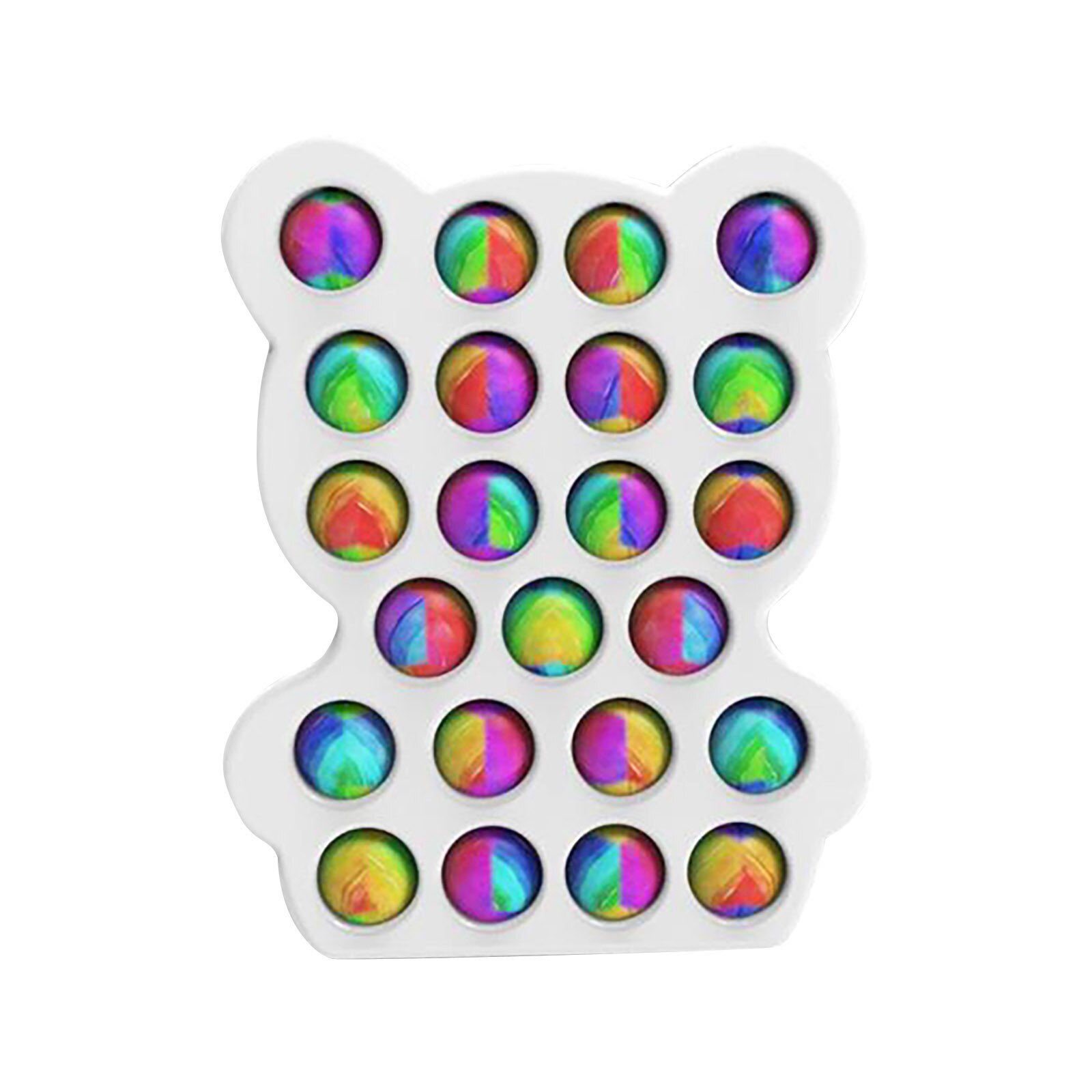 Desktop Fun Shaped Push Bubble POPIt Silicone Reus... – Grandado